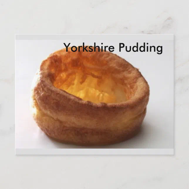 Yorkshire Pudding Postcard | Zazzle