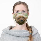 Yorkshire terrier dog face mask cover | Zazzle