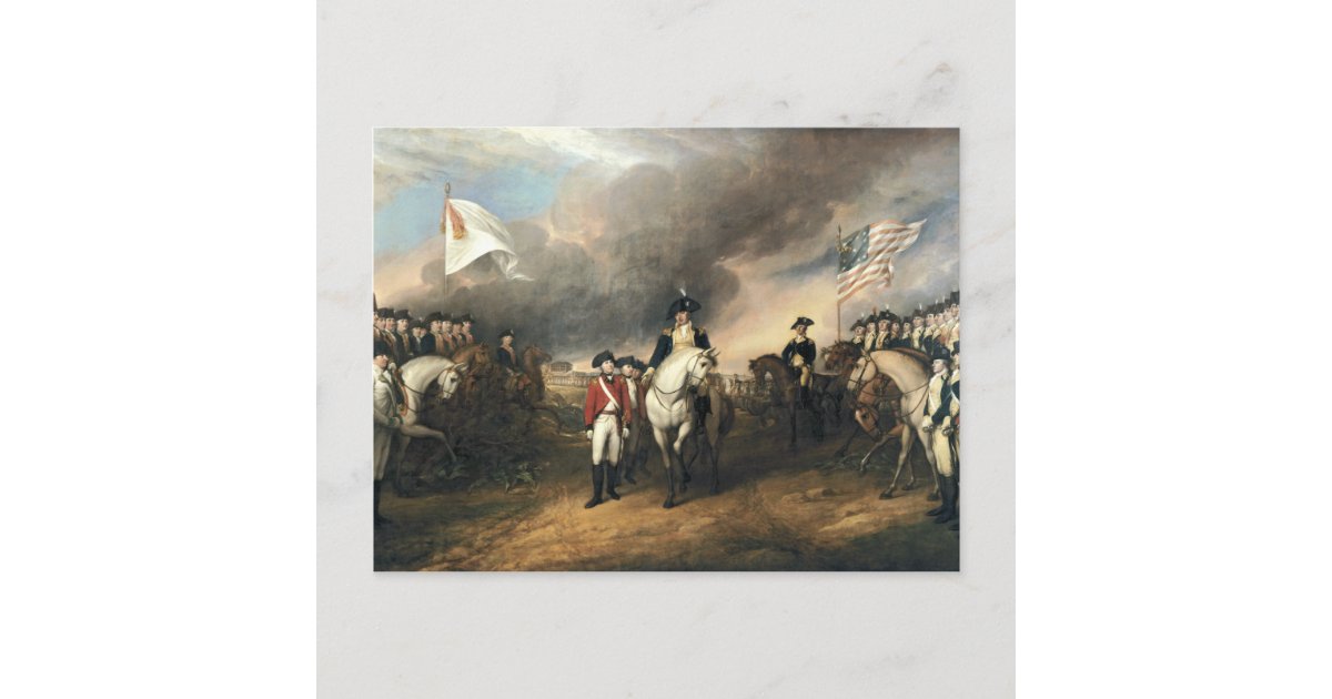 Yorktown Surrender by John Trumbull Postcard | Zazzle