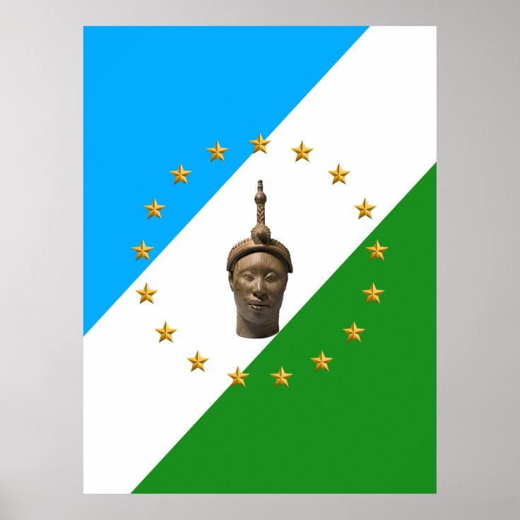 Yoruba Flag | Oduduwa | Yoruba Nation Poster | Zazzle