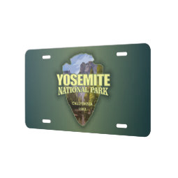 Yosemite (arrowhead) license plate | Zazzle