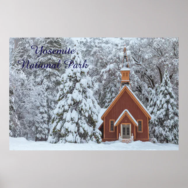 Yosemite Chapel Poster | Zazzle