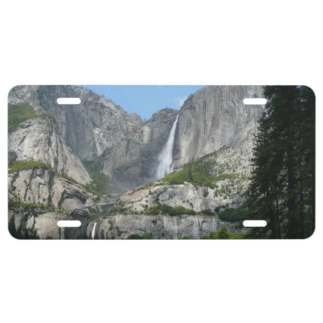 Yosemite Falls III from Yosemite National Park License Plate | Zazzle