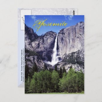 Yosemite Falls, Yosemite National Park, CA Postcard | Zazzle