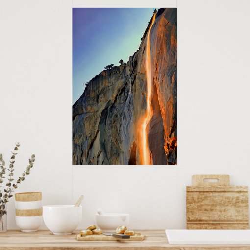 Yosemite Firefall Poster | Zazzle