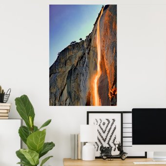 Yosemite Firefall Poster | Zazzle