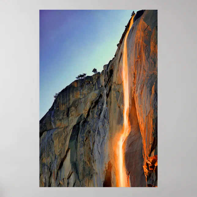 Yosemite Firefall Poster | Zazzle