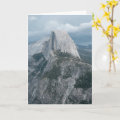 Yosemite Half Dome Blank Folded Greeting Card | Zazzle