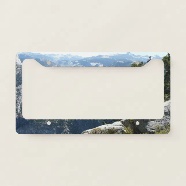 Yosemite Mountain View in Yosemite National Park License Plate Frame ...