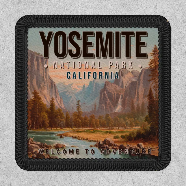 Yosemite National Park California Vintage 1980s Patch | Zazzle