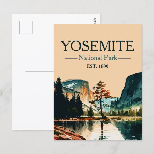 Yosemite National Park Half Dome California Postcard | Zazzle