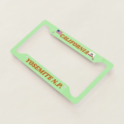 Yosemite National Park License Frame | Zazzle