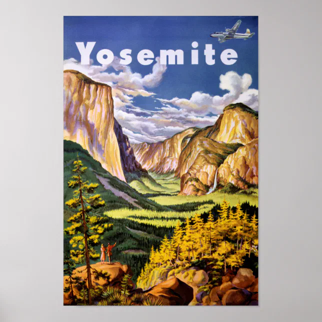 Yosemite National Park Vintage Poster | Zazzle