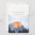 Yosemite National Park Watercolor Half Dome Invitation | Zazzle