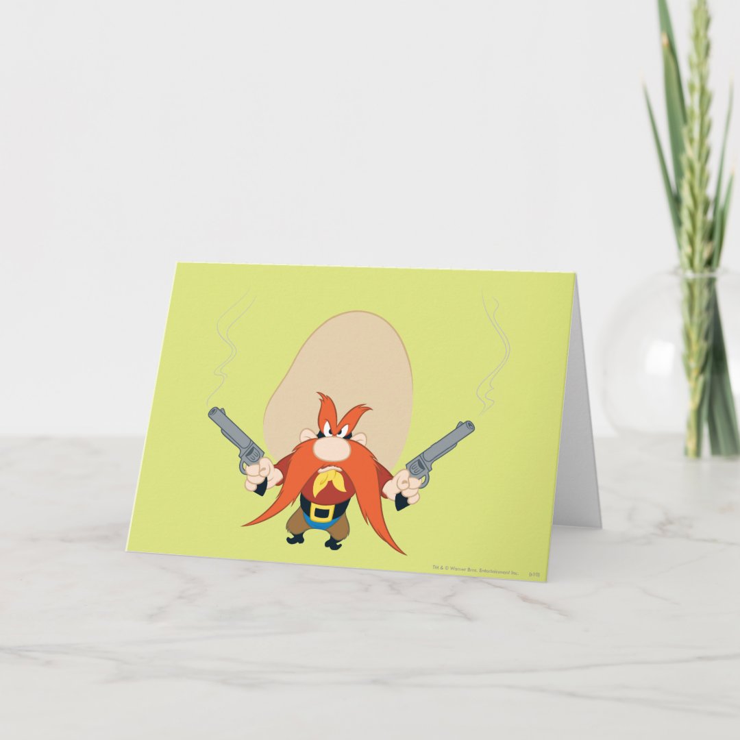 Yosemite Sam Back Off Card | Zazzle