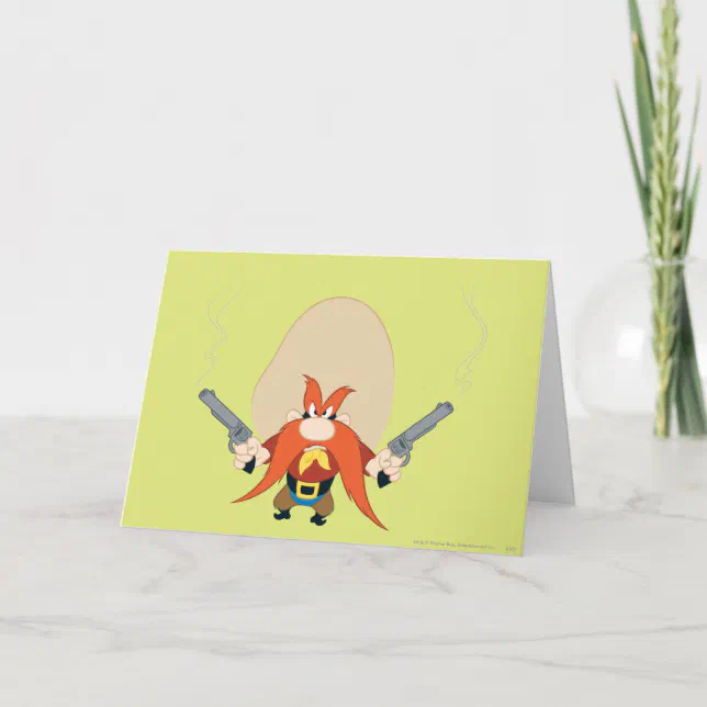 Yosemite Sam Back Off Card | Zazzle