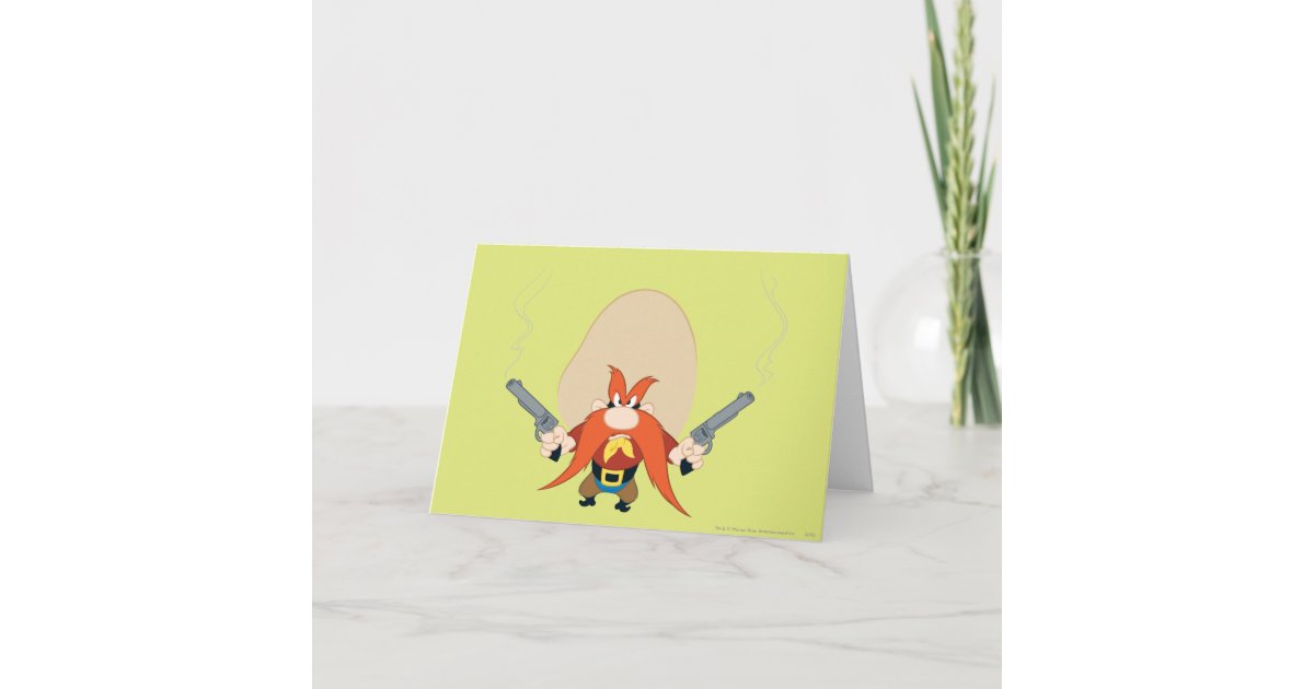 Yosemite Sam Back Off Card | Zazzle