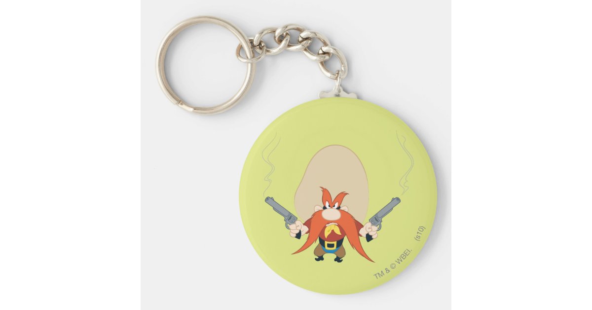 Yosemite Sam Back Off Keychain | Zazzle.com