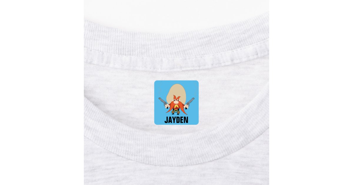 Yosemite Sam Back Off Labels | Zazzle