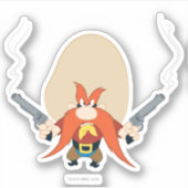 Yosemite Sam Back Off Sticker | Zazzle