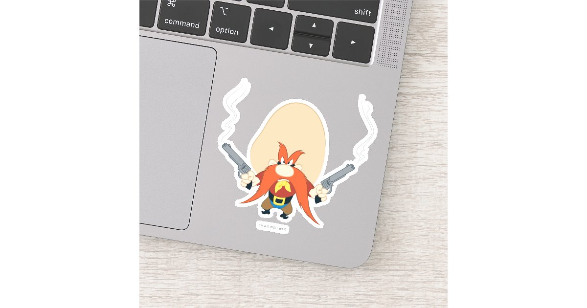 Yosemite Sam Back Off Sticker | Zazzle