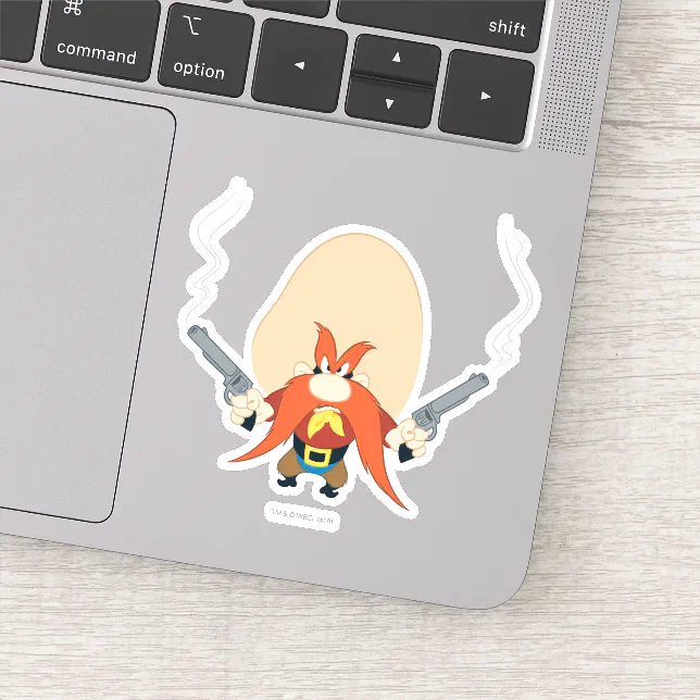 Yosemite Sam Back Off Sticker | Zazzle
