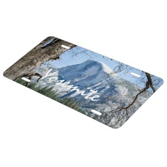 Yosemite text Photo of Yosemite's Half Dome License Plate | Zazzle