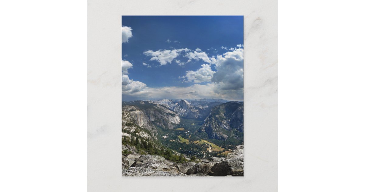 Yosemite Valley and Half Dome from Eagle Peak Postcard | Zazzle