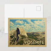 Yosemite Vintage Travel Postcard | Zazzle