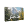 Yosemite's Half Dome License Plate | Zazzle
