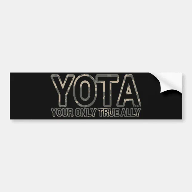 YOTA BUMPER STICKER | Zazzle