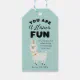 You Are A Llama Fun Birthday Party Favor Gift Tags | Zazzle