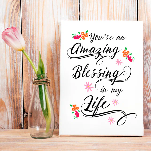 You are an Amazing Blessing in my Life Postcard | Zazzle
