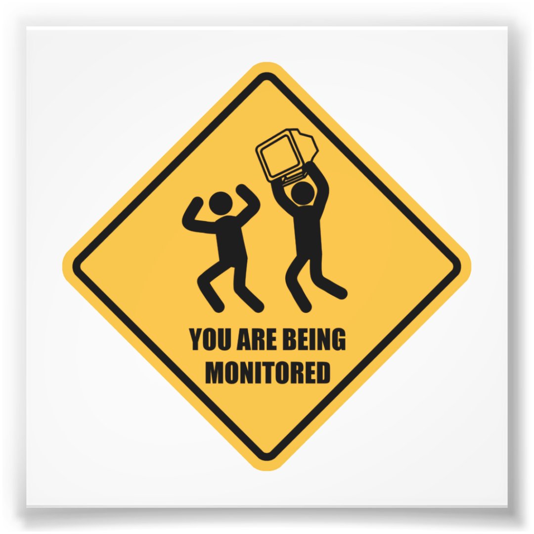 You Are Being Monitored Photo Print | Zazzle