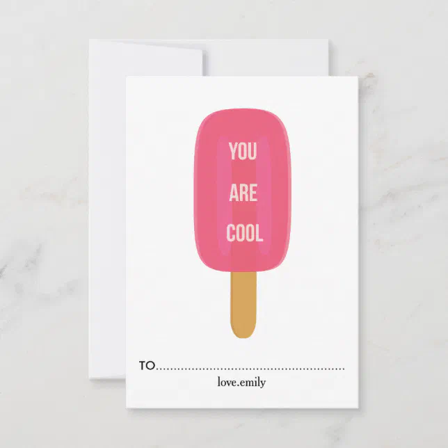 You Are Cool Valentine's day Card | Zazzle