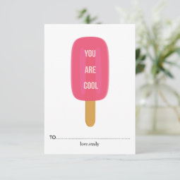 You Are Cool Valentine's day Card | Zazzle