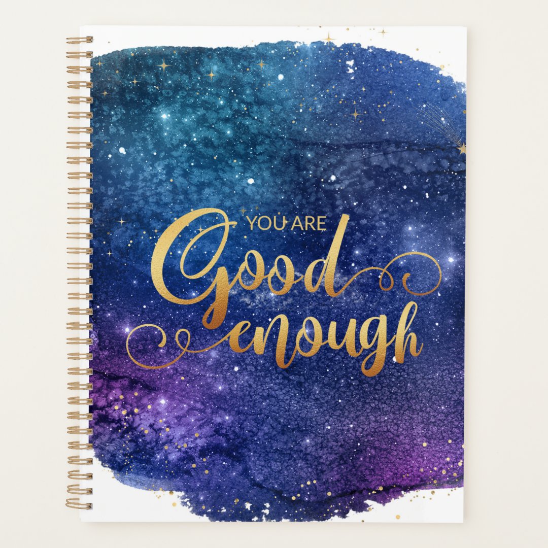 You Are Good Enough Planner | Zazzle