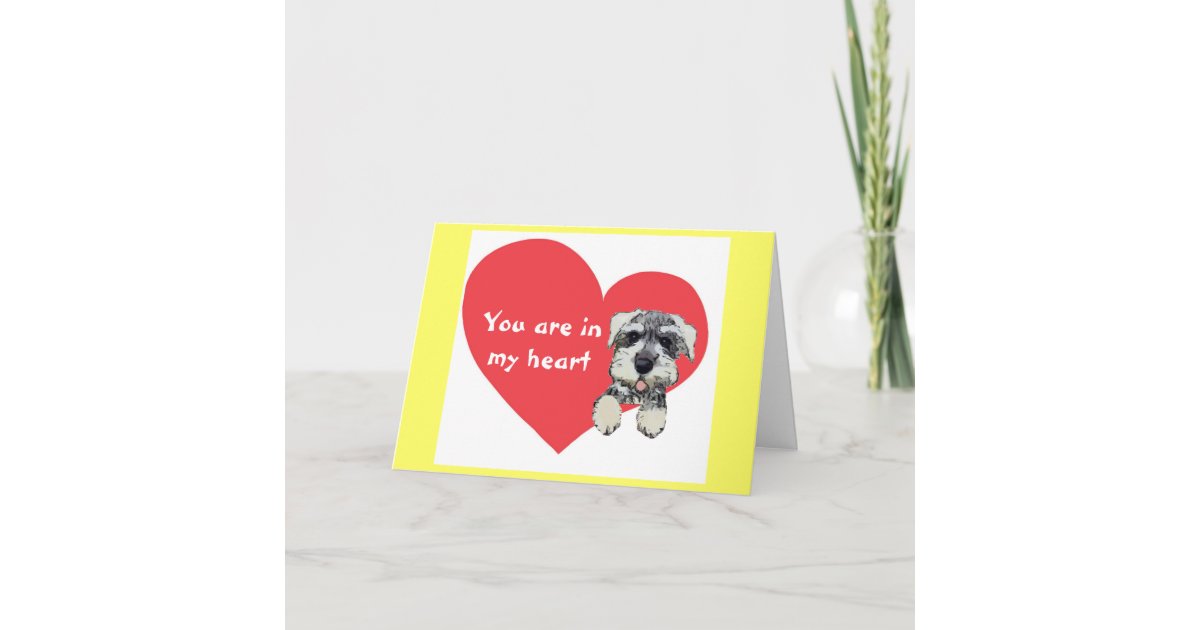 You Are In My Heart Holiday Card | Zazzle