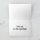 "YOU ARE IN THE SPOTLIGHT #1" HAPPY BIRTHDAY CARD | Zazzle