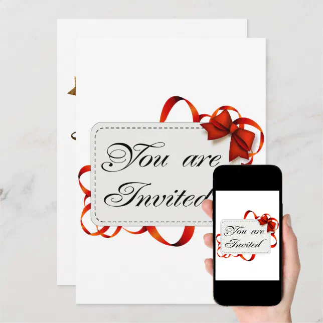 You Are Invited Invitation Card | Zazzle