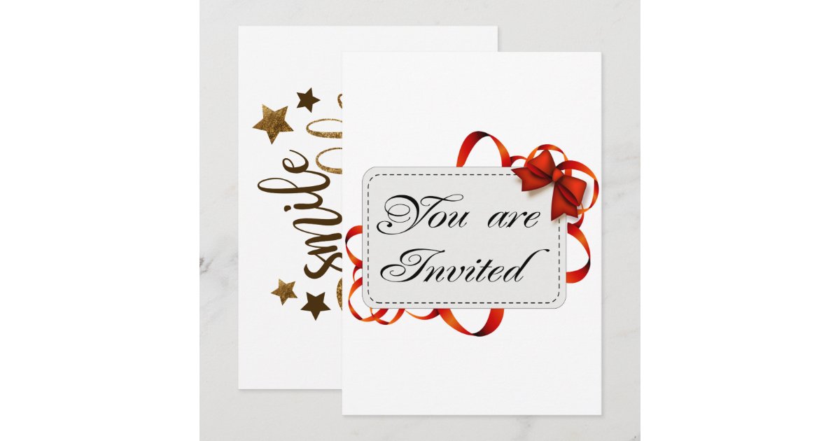 You Are Invited Invitation Card | Zazzle