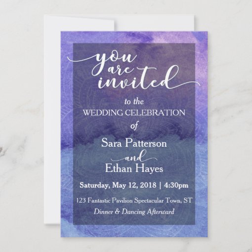 "You Are Invited" Wedding Invitation | Zazzle