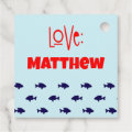 You Are Jawsome Shark Valentine Gift Tag | Zazzle