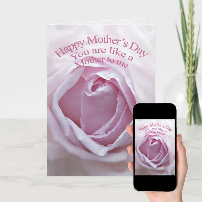 You are like a mother to me, Mother's day card | Zazzle