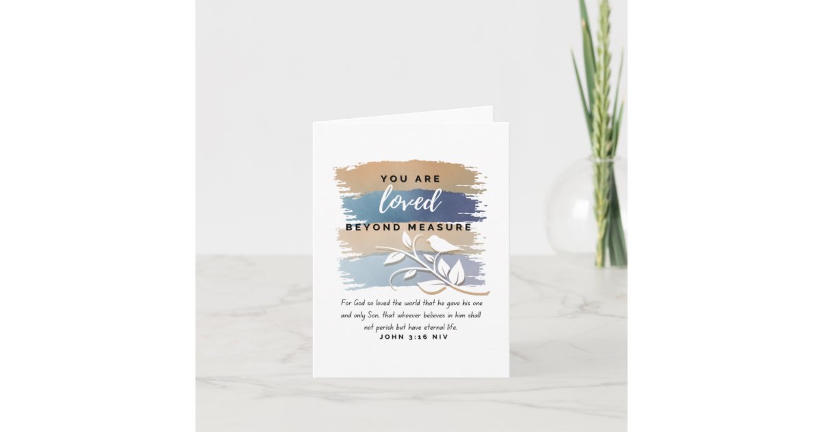 You Are Loved Note Card | Zazzle