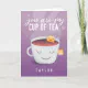 You Are My Cup Of Tea Funny Valentines Day Holiday Card | Zazzle