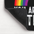 You Are Safe With Me LGBTQ Pride Month Rainbow Mouse Pad | Zazzle