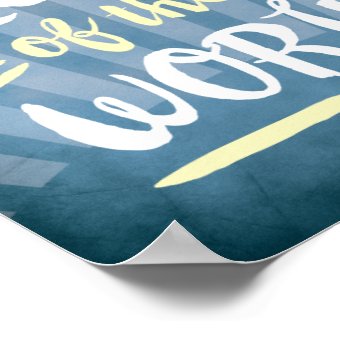 You are the light of the world christian gift poster | Zazzle