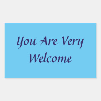 Welcome Stickers | Zazzle