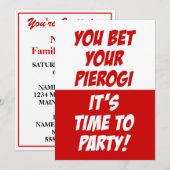 You Bet Your Pierogi Party Polish Family Reunion Invitation | Zazzle